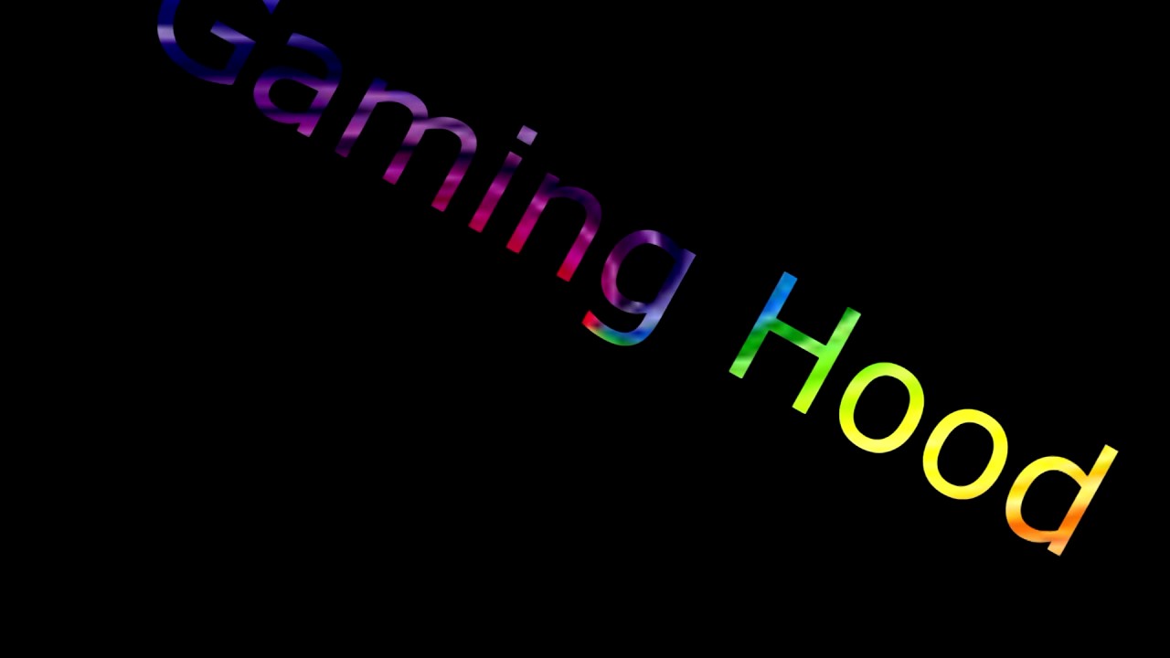 Gaming Hood intro - YouTube