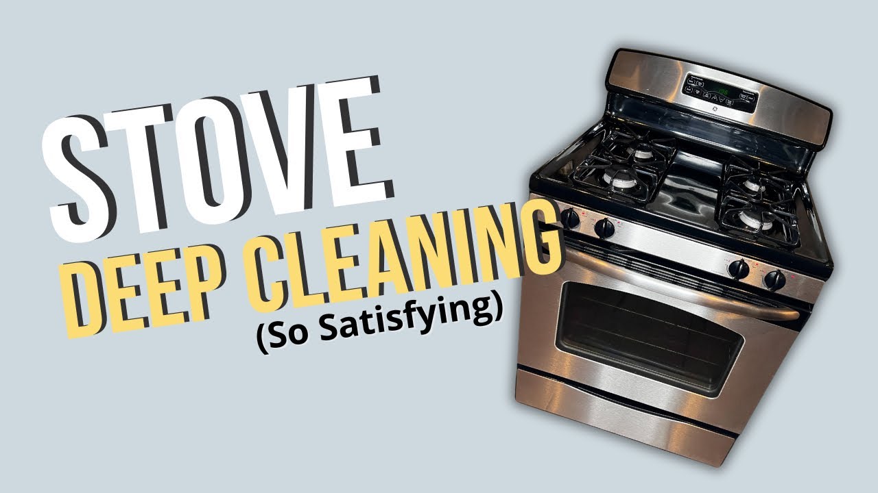 How To Clean Stove (deep cleaning): Series Day 2 Kitchen - YouTube