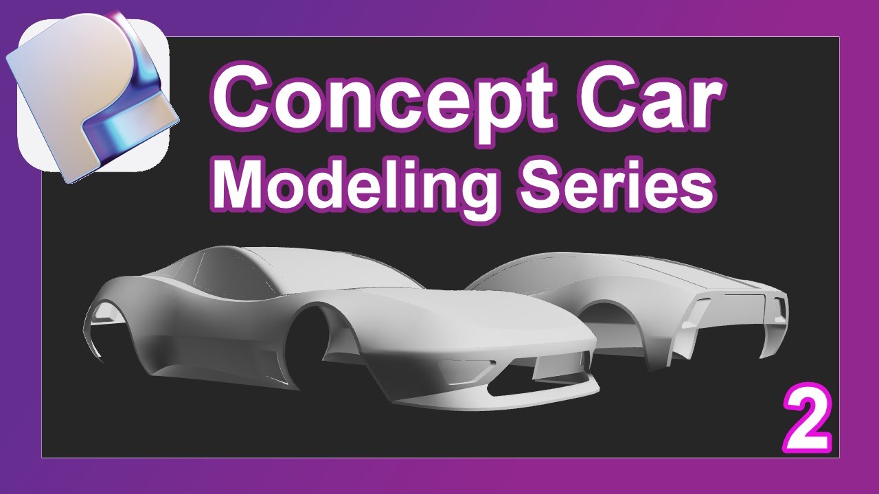 How To Model A Concept Car In Plasticity | Part 2 | Starting The Side ...
