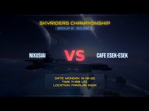 Group A Round 3 |  NIXUSIAI vs CAFE ESEK-ESEK | match 1, 2 | skyrider championship