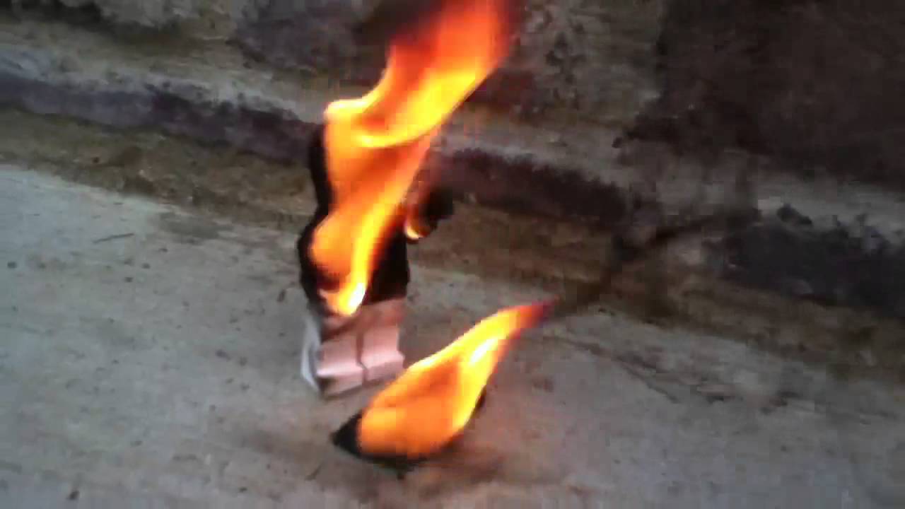 Burning Lego nerd burn let m burn - YouTube