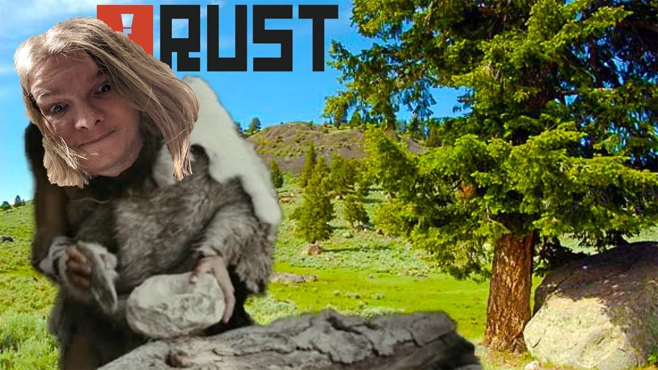 Rust 2021 Naked man smash rock | solo rust survival gameplay | part 1 ...