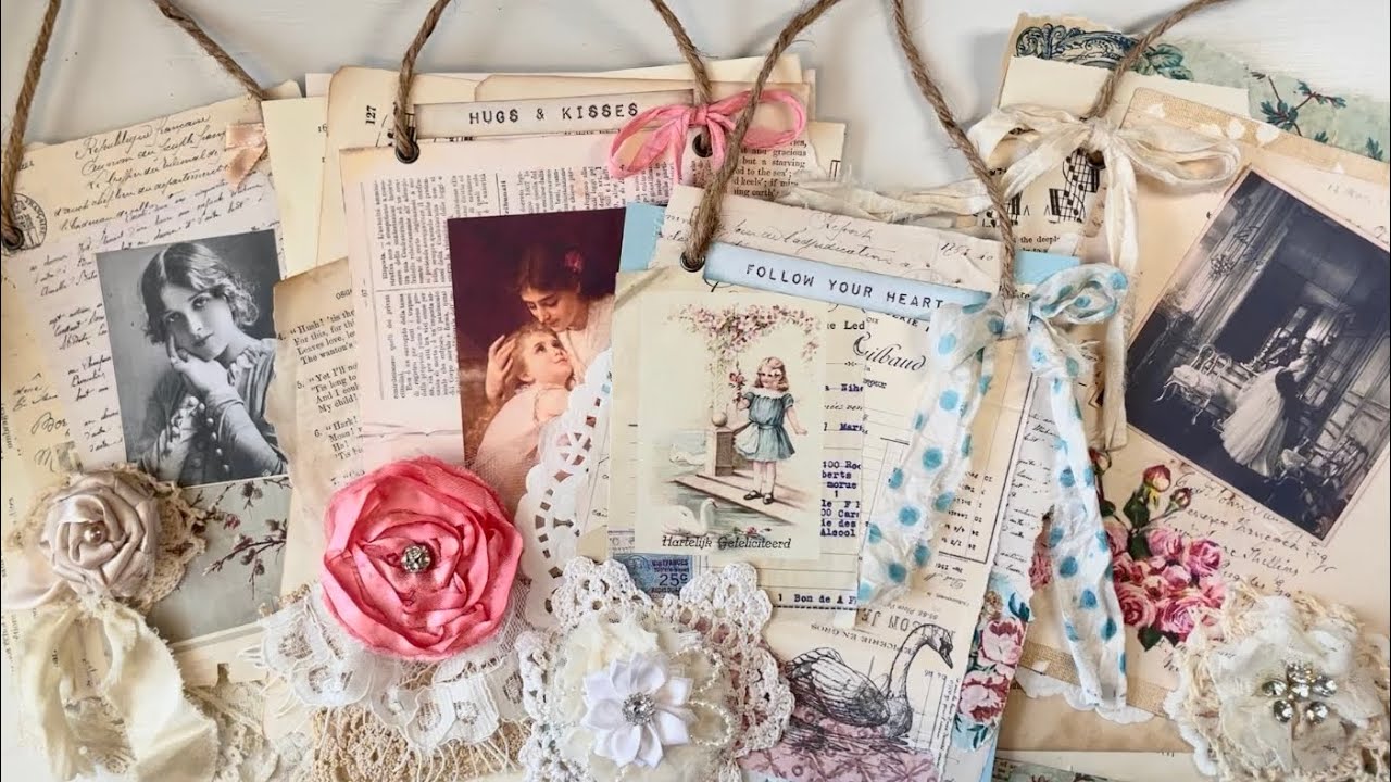How to Make a Hanging Collage with Stacked Pages - Everlasting Journals ...