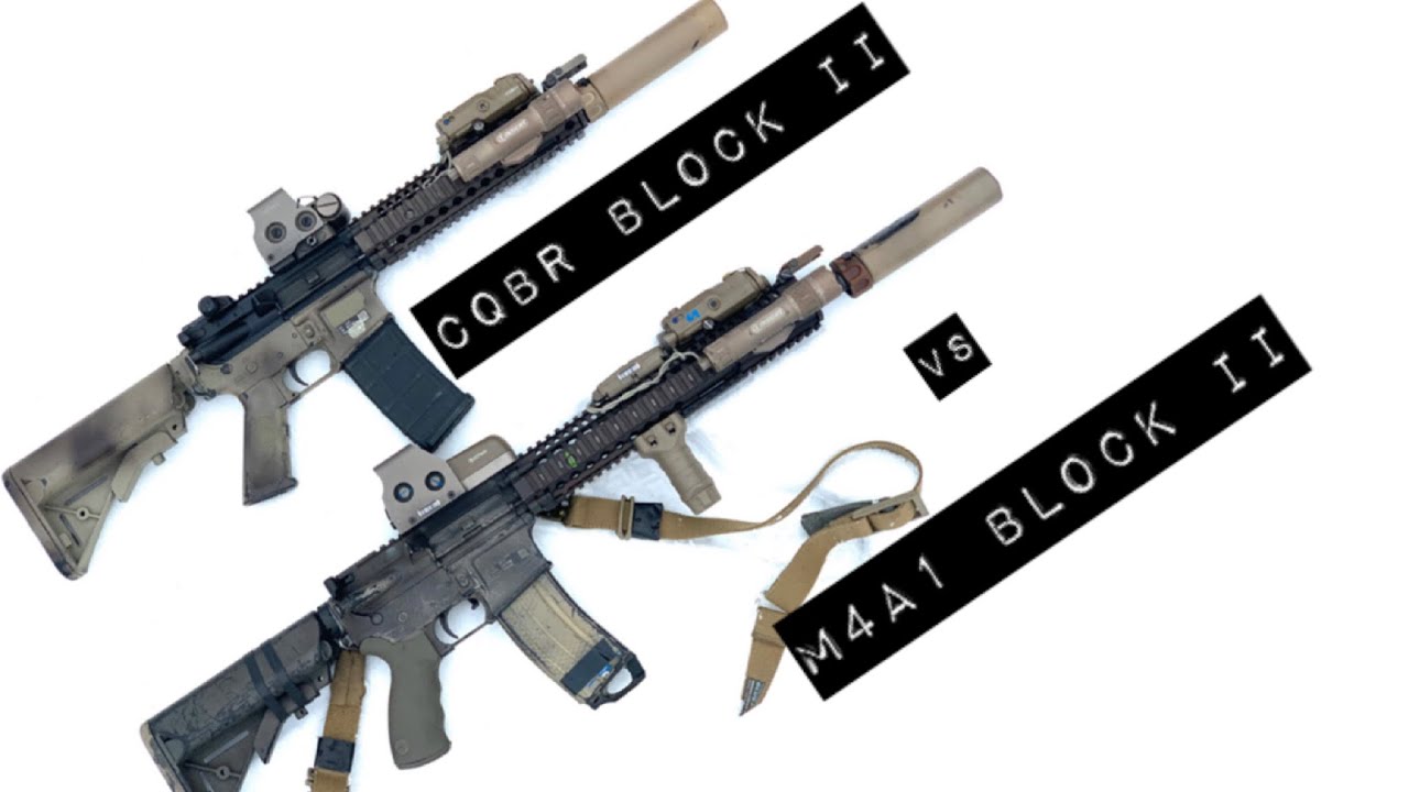 M4A1 Block II Clone Vs Mk18 CQBR Block II Clone YouTube