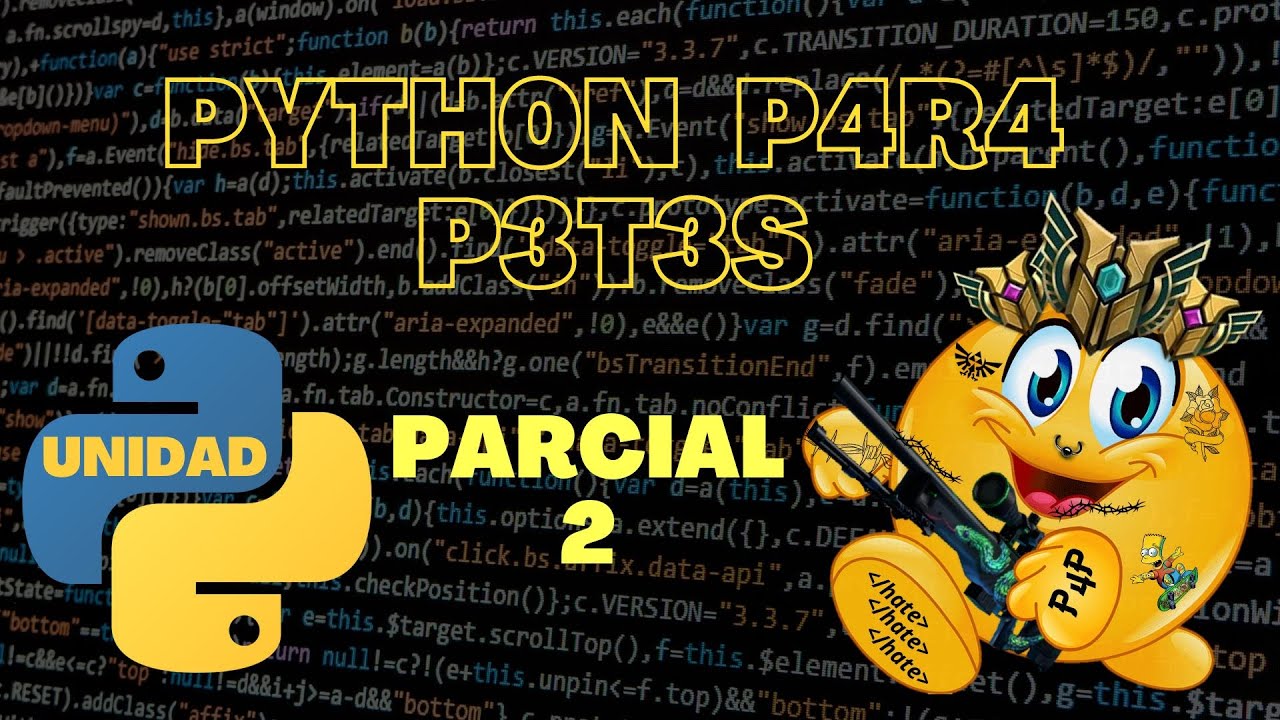 PARCIAL 2 - PARTE 2 - PYTHON PARA NO TAN PETES - YouTube