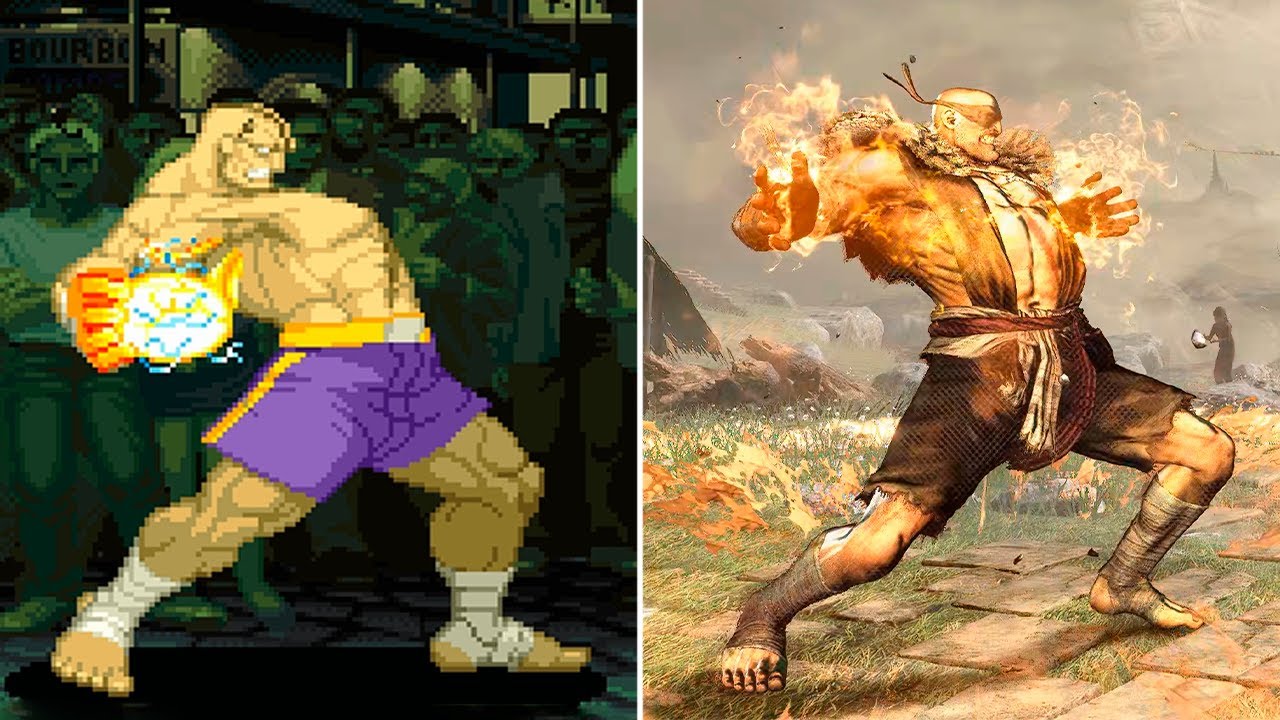 Evolution of Sagat's Tiger Cannon (1995-2025) - YouTube