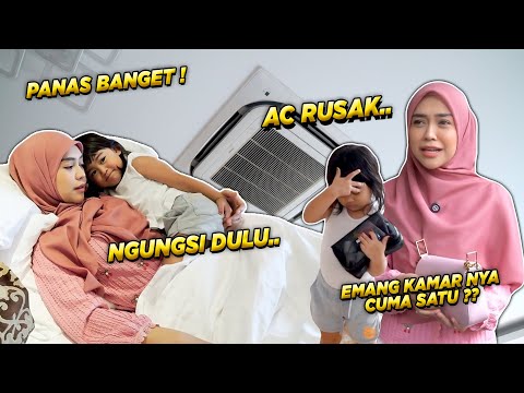 RICIS & MOANA SAMPAI NGUNGSI KE HOTEL!! AC DI RUMAH MATI TOTAL!!😭😭