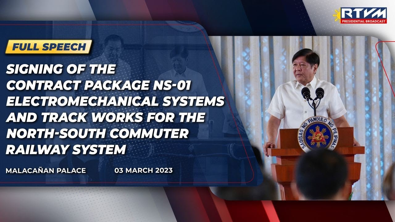 Signing of the Contract Package NS-01 for the North-South Commuter ...