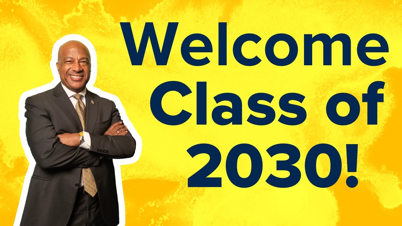 Chancellor May Welcomes the Class of 2030 to UC Davis! - YouTube
