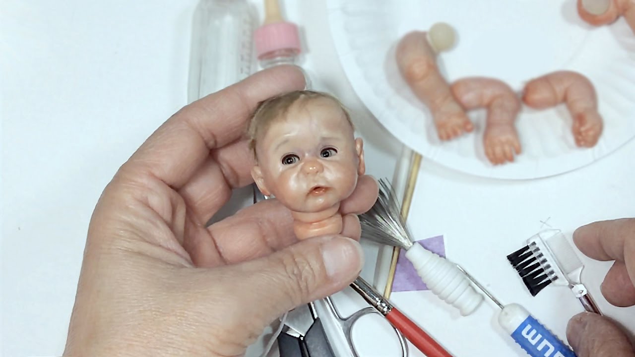 Cutting & Carving (Part3/4) - Mini Baby Fully pose-able action (V25 ...