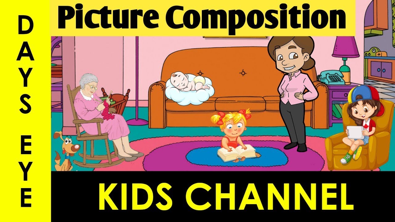 Picture Reading for kids | Picture Composition | #livingroom | Picture ...