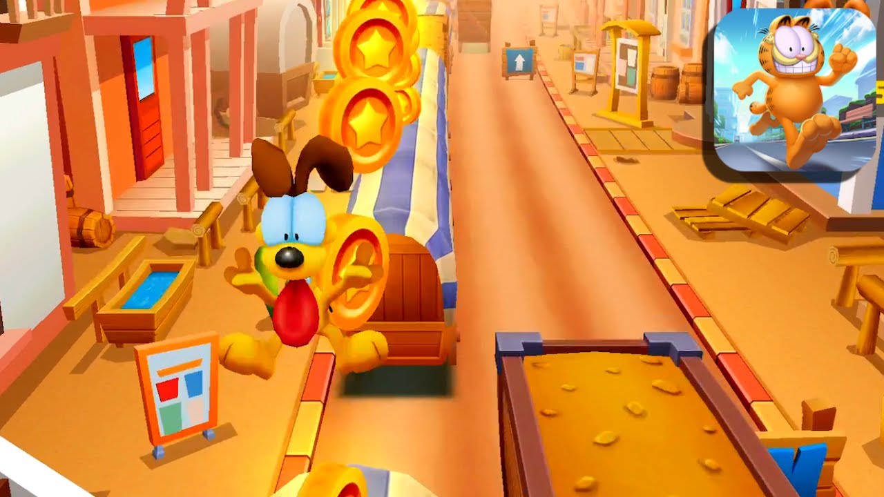 Garfield Rush 🐈 Play w/ Garfield, Odie or Nermal! Endless running Game ...