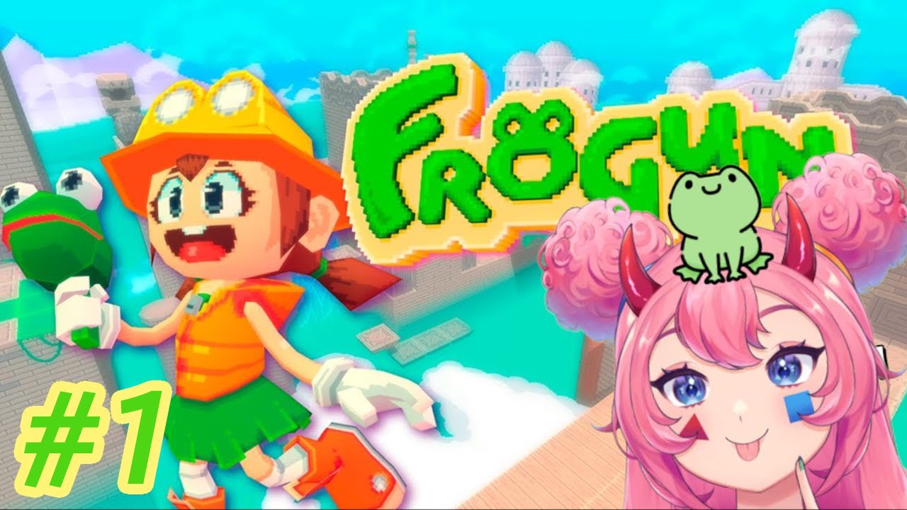 Frog + Gun = incredibly cute frog game?? 🐸 Frogun! (PART 1) - YouTube