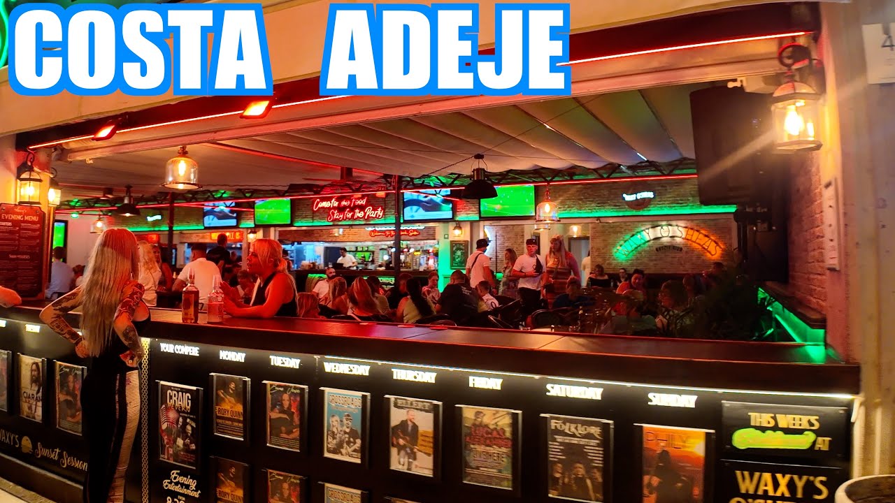 Costa Adeje Tenerife 🇪🇸 Nightlife - YouTube