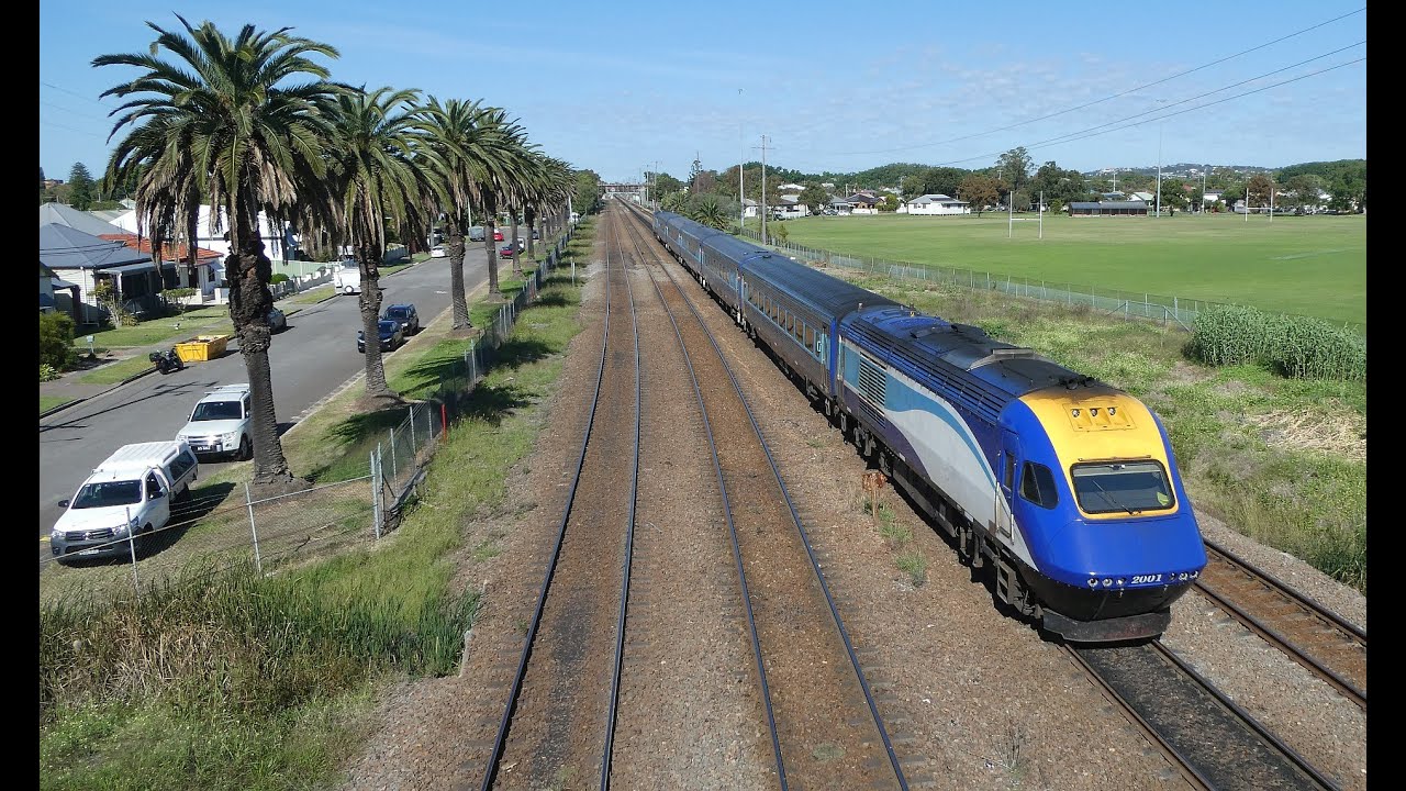 NSW Trainlink XPT Trains around the country regions of NSW. - YouTube