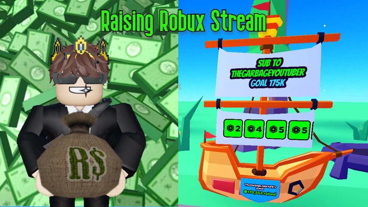 🔴Robux Raising Stream!!!🔴(Giving it back to Viewers Next Stream)🔴 - YouTube