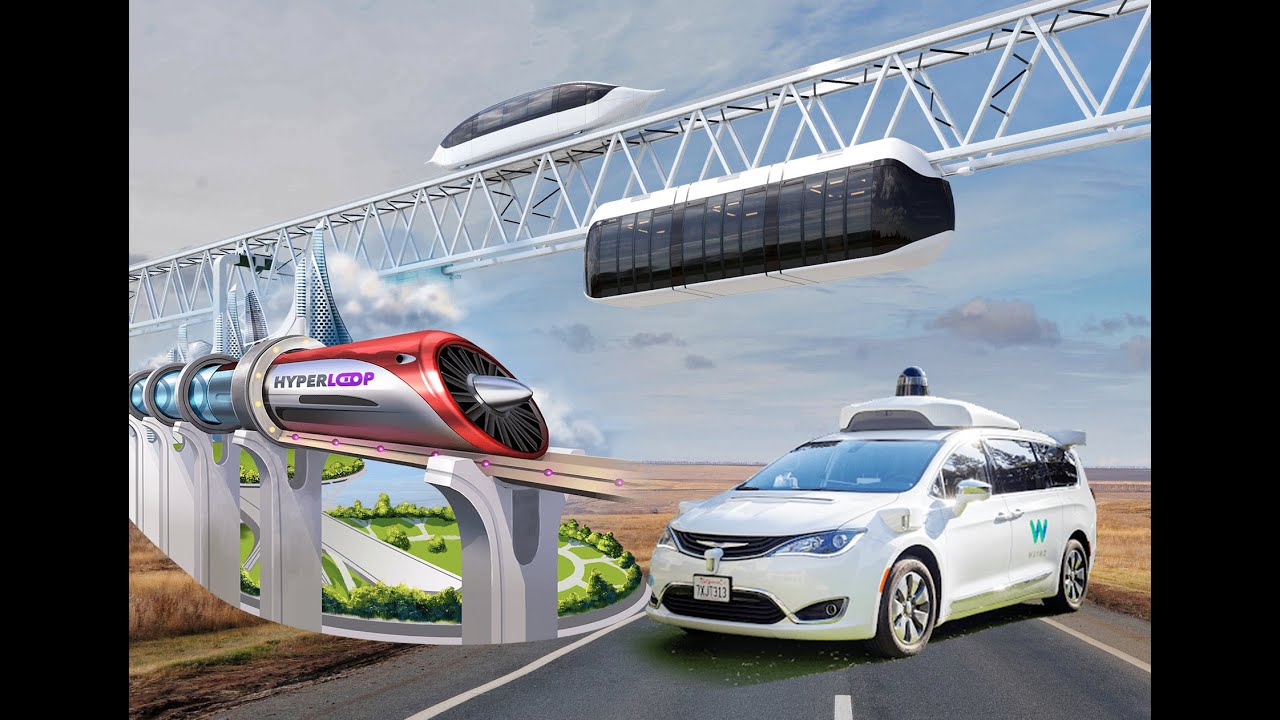 Hyperloop, SkyWay, Беспилотные Автомобили и Такси, Технологии будущего или настоящего? - YouTube