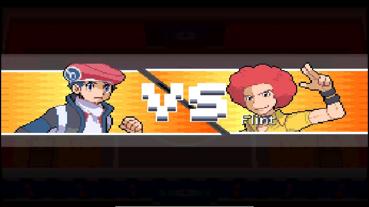 Pokemon Azure Platinum • Elite Four Flint - Rematch - YouTube