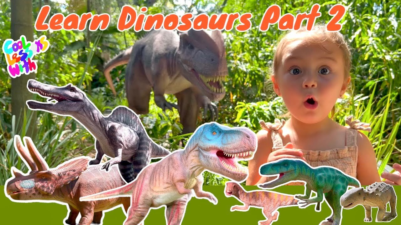 Dinosaurs for Kids Part 2 - Learn More Dinosaur Names - Toddler ...