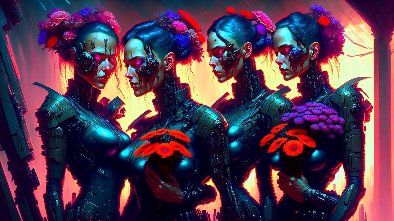 Copyright Free Video, Creative Futuristic Cyber Android Sci-Fi ...