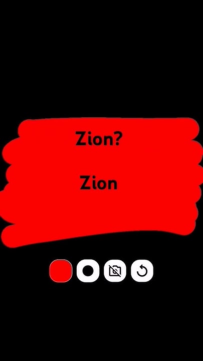 Zion Zion Zion Zion Zion Zion Zion - YouTube
