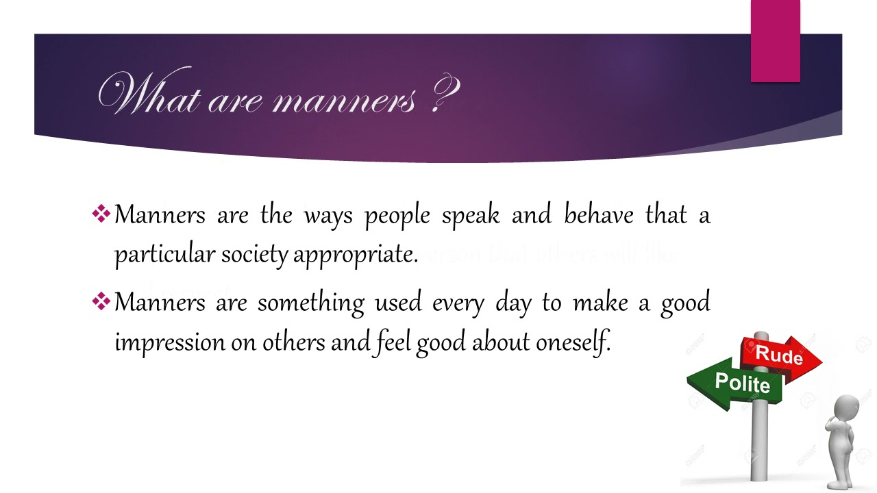 'Manners ppt - YouTube