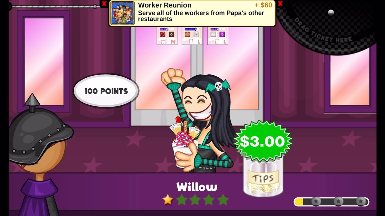 Papa’s Freezeria HD Episode 14: Worker Reunion (Perfect Day) - YouTube