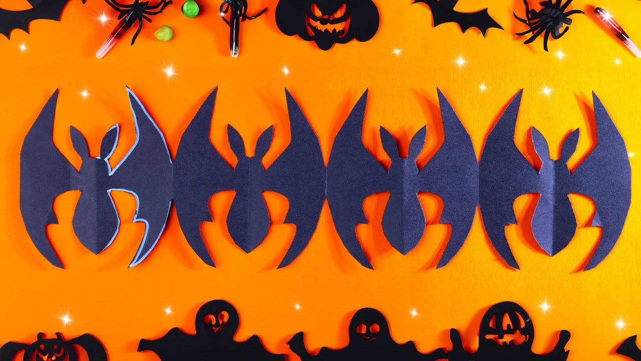 Cutting Paper Art Designs for Decoration for Halloween with scissors 🎃 ...