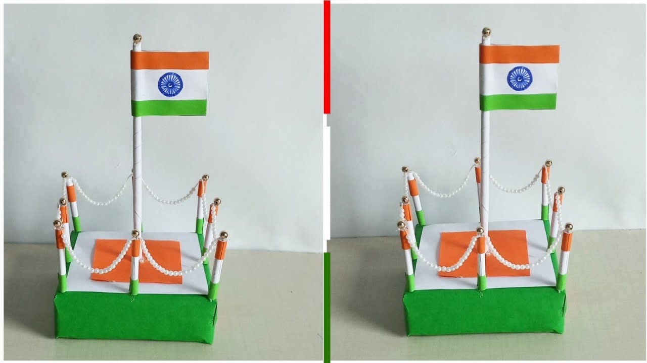 Republic Day Craft | Republic Day Paper Craft Republic day flag # ...
