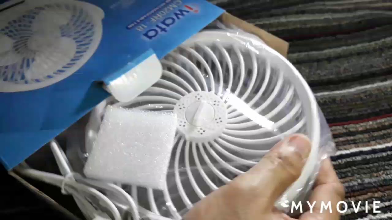 Iwata CM20RF-18 Portable Rechargeable Fan - YouTube