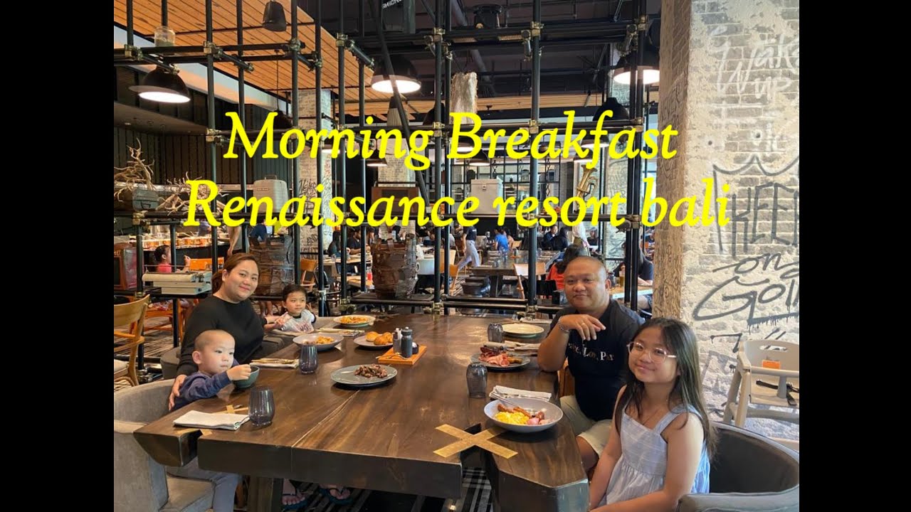 DDJ kids activity morning breakfast at RENAISSANCE Nusa Dua Resort Bali ...