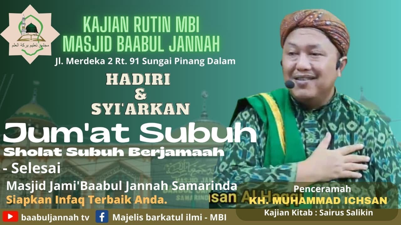 Siaran langsung baabuljannah tv ,|| KH. MUH. ICHSAN. - YouTube
