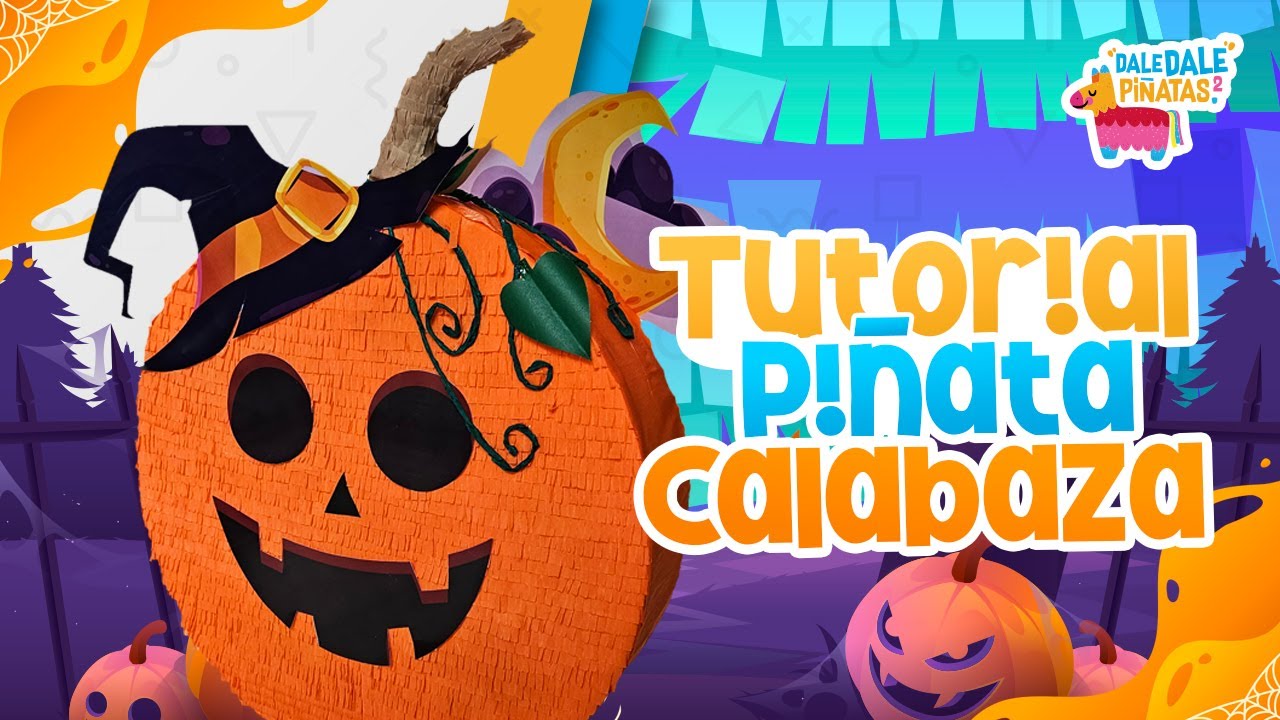Tutorial Piñata Calabaza Halloween - YouTube