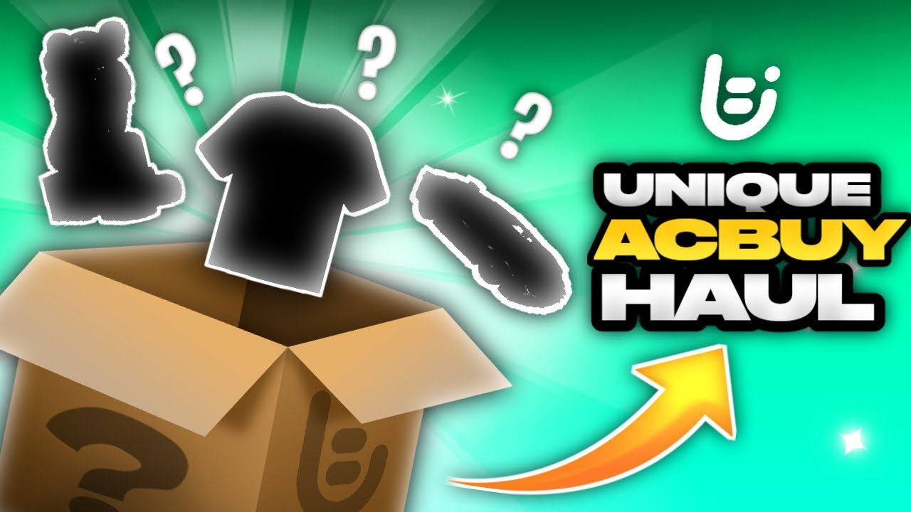 the most unique acbuy haul you'll ever see... - YouTube