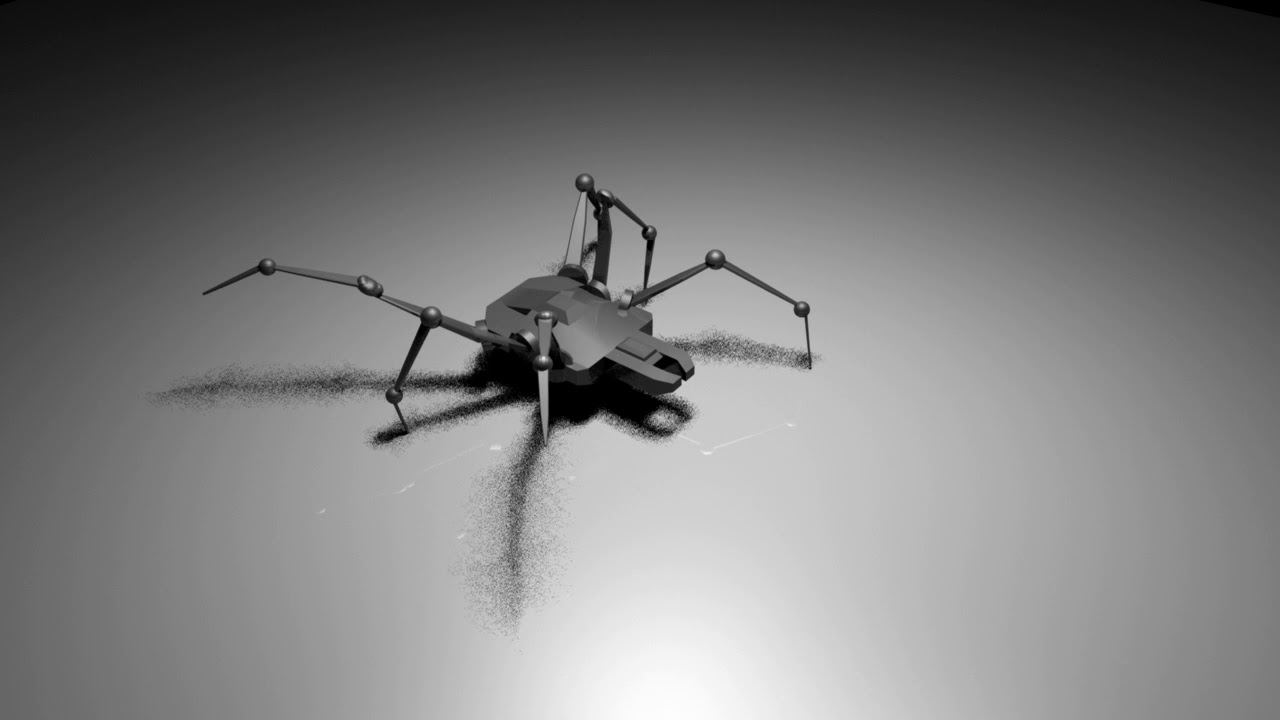 Hexapod (Animation Test) - YouTube
