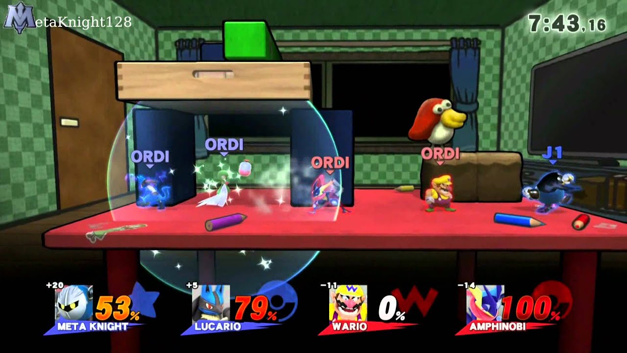 Vidéo détente sur Super Smash Bros Wii U épisode 3: Meta Knight ...
