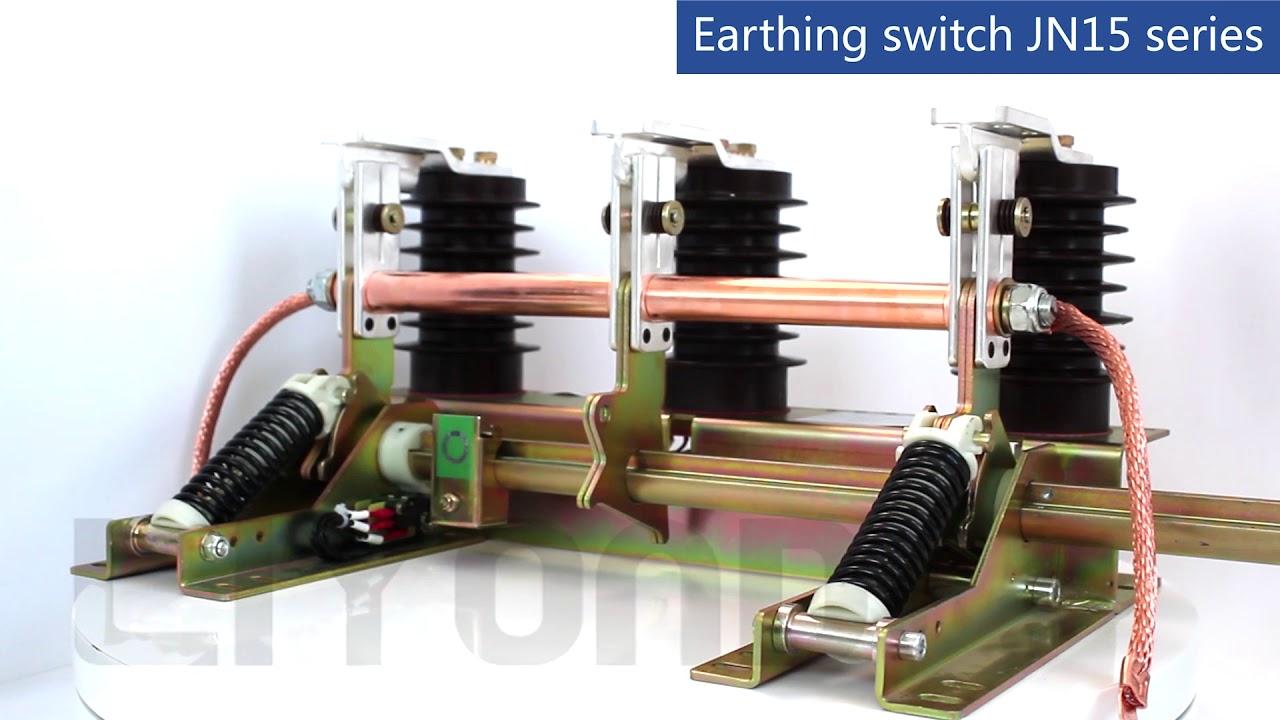 Earthing switch for high voltage electric equipment switchgear - YouTube