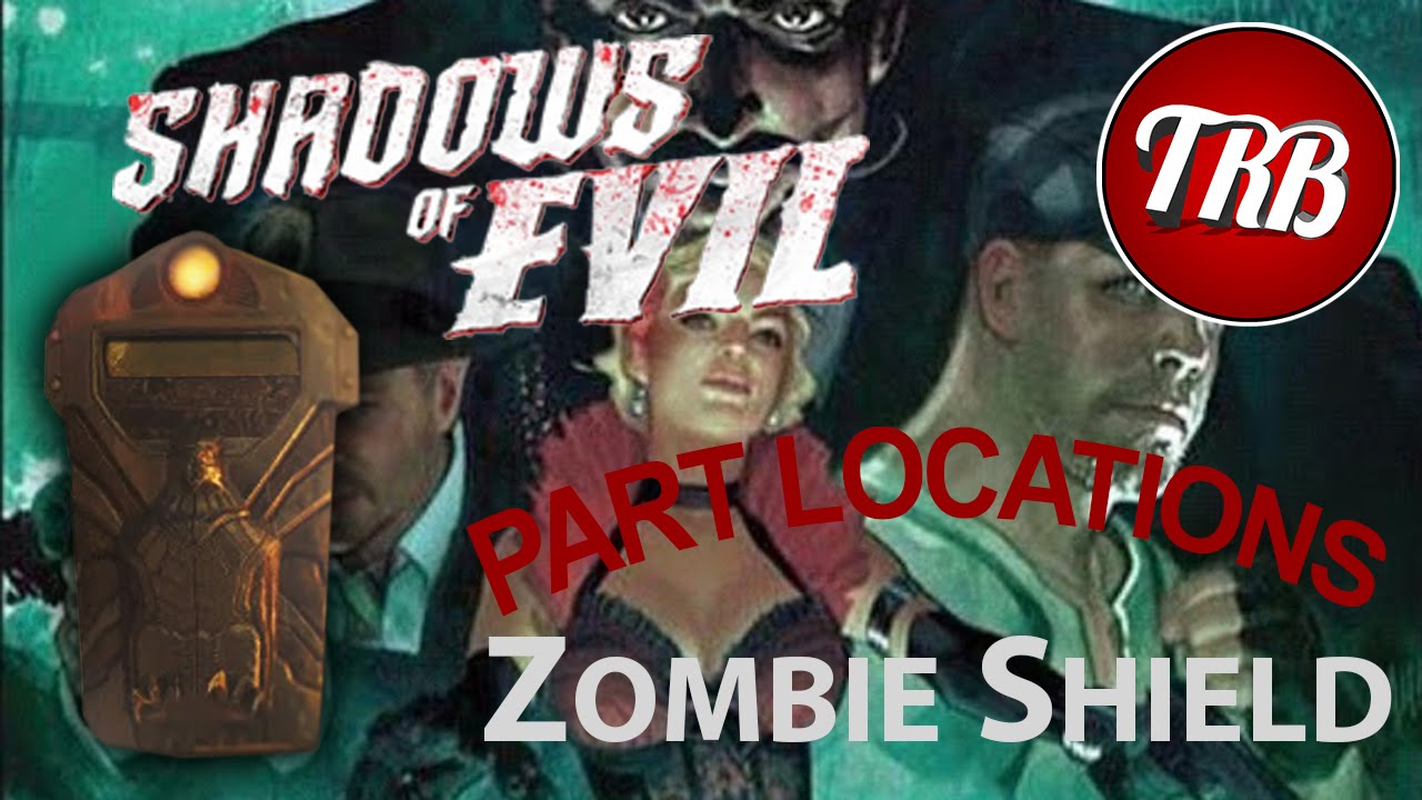 BO3 Shadows Of Evil Zombie Shield Part Locations - YouTube