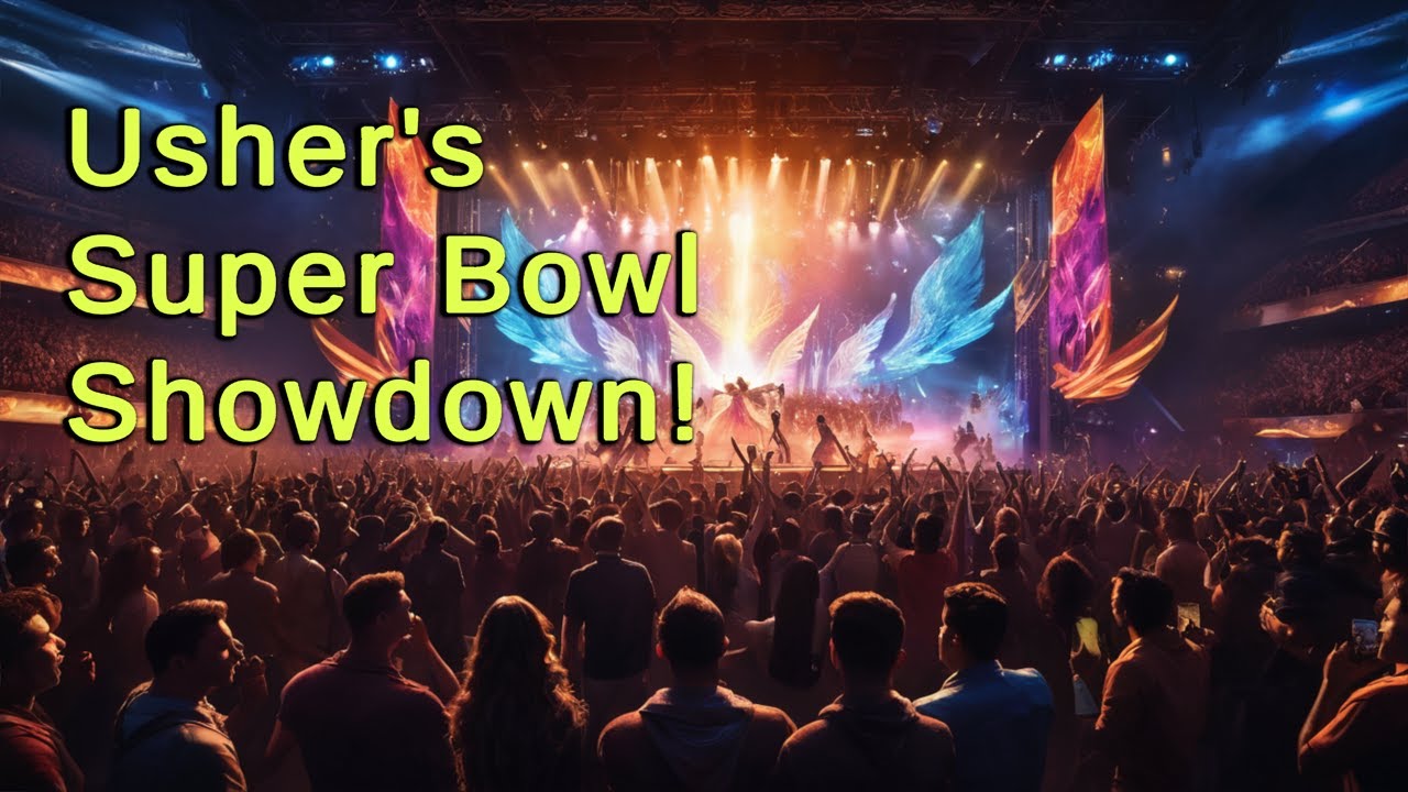 Usher's Halftime Challenge: 12 Min to Super Bowl Glory! - YouTube
