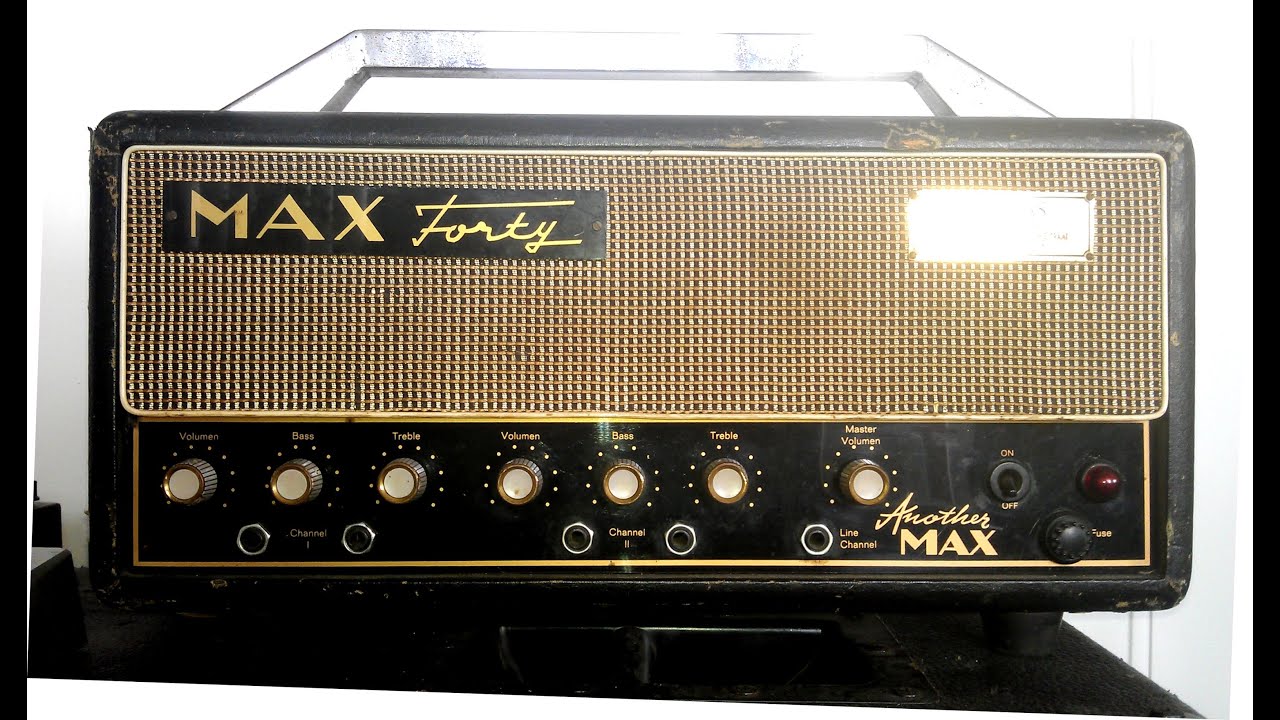 MAX Forty tube amp / Reverend guitar (Double Agent III) - YouTube