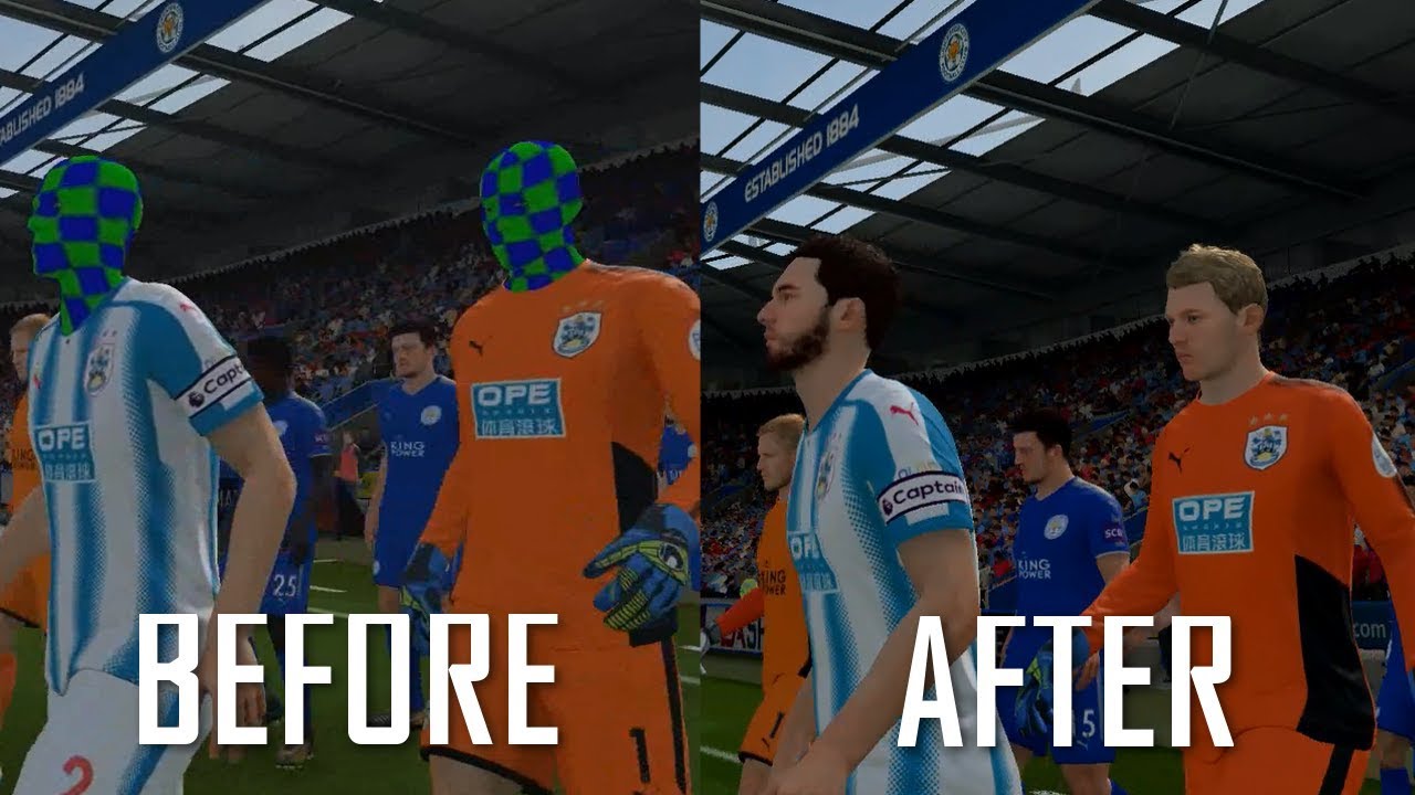 FIFA 18 Switch Players With No Faces Glitch Fixed! - YouTube