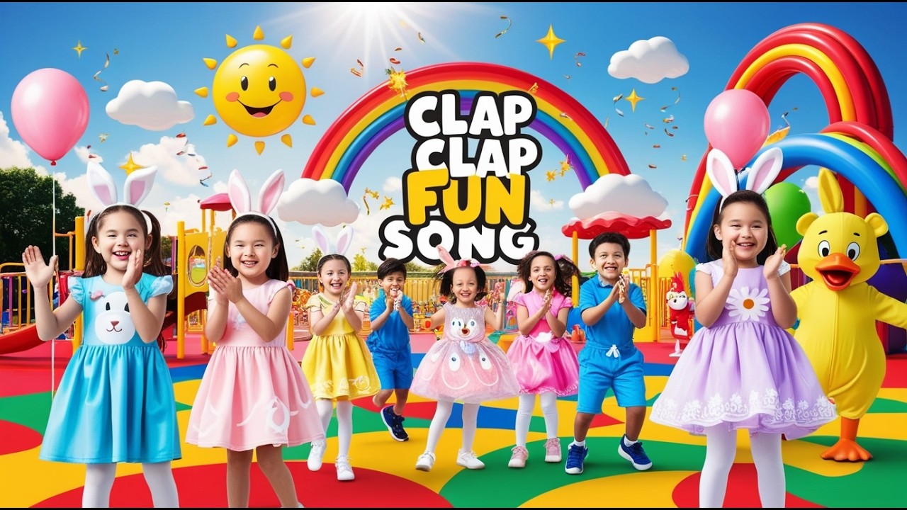 Clap Clap Fun Song for Kids | Happy Nursery Rhyme - YouTube