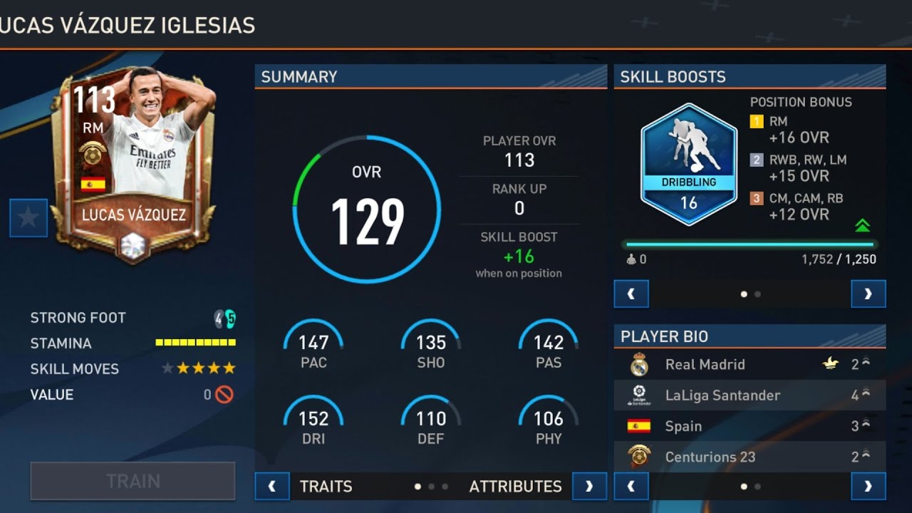 Como sacar rápido a Lucas Vázquez Centurión | Fifa Mobile 23 💣 - YouTube