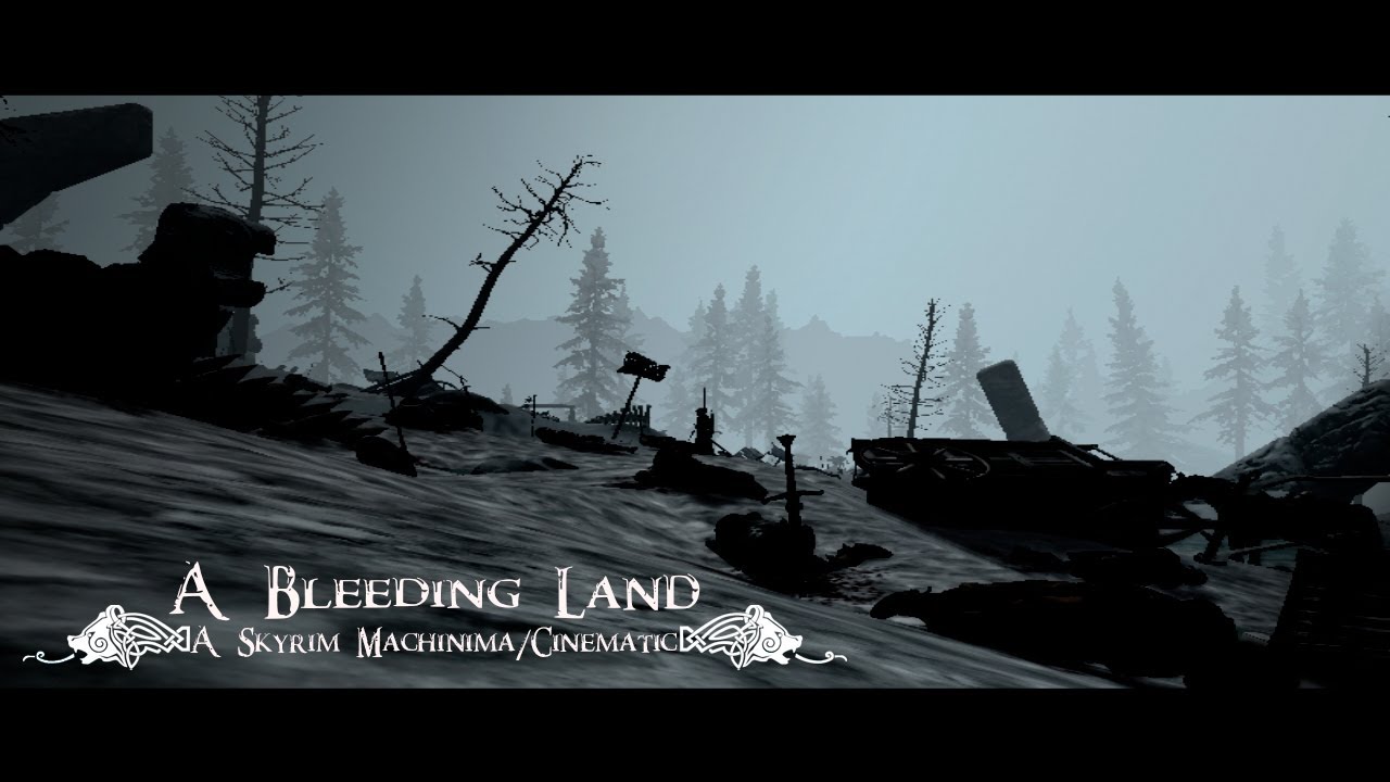 A Bleeding Land - A Skyrim Machinima/Cinematic - YouTube