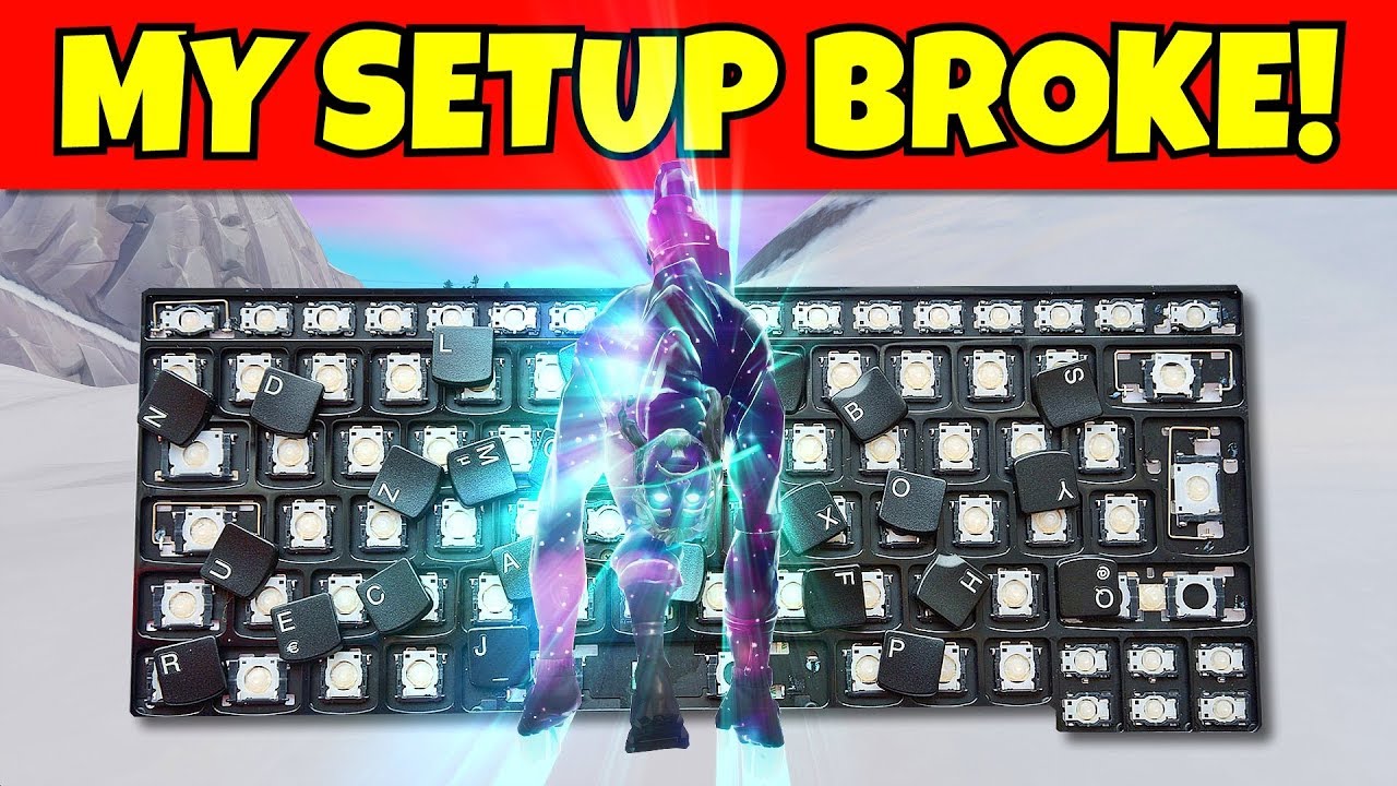 my setup BROKE and i still won the game... (funny) - YouTube