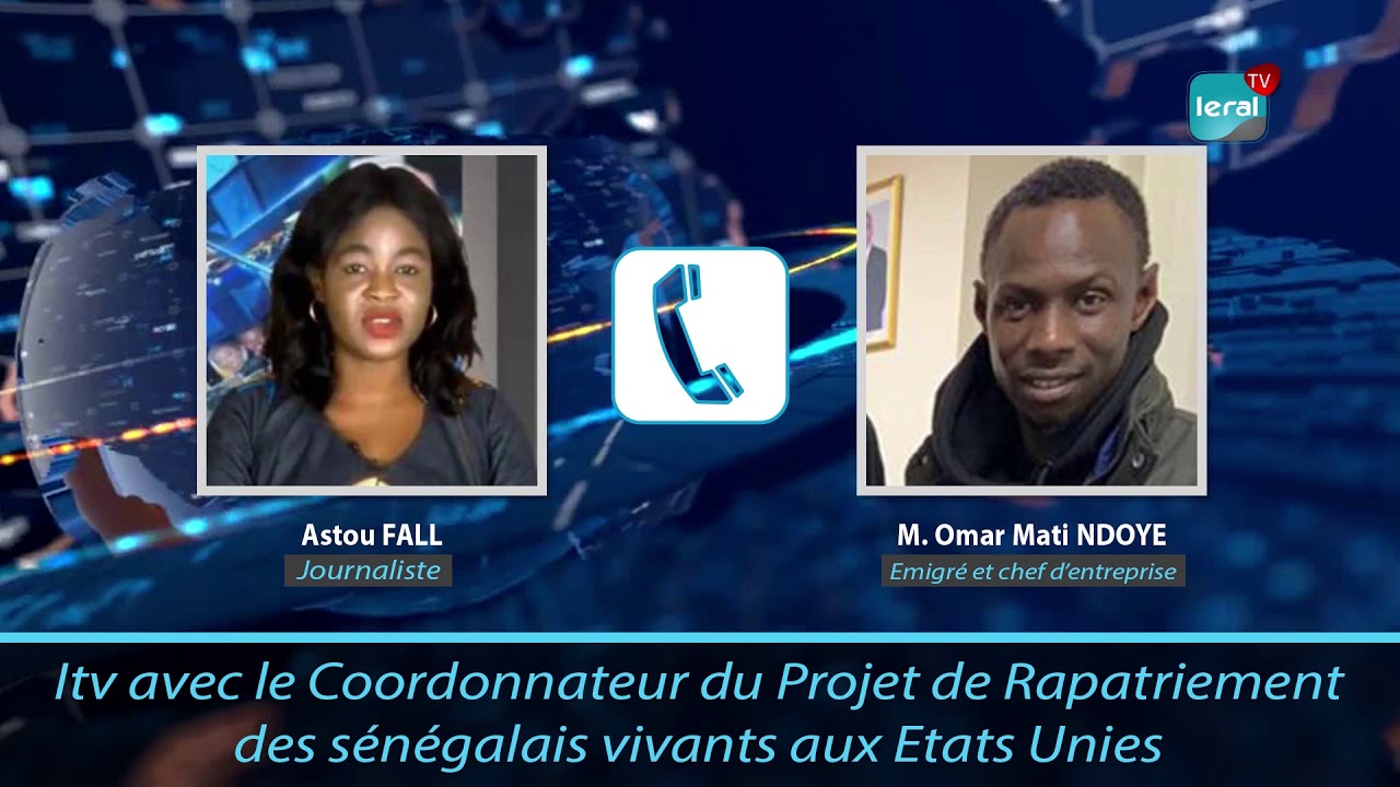 Rapatriement des Sénégalais vivant aux Etats-Unis: Omar Maty Ndoye, le ...