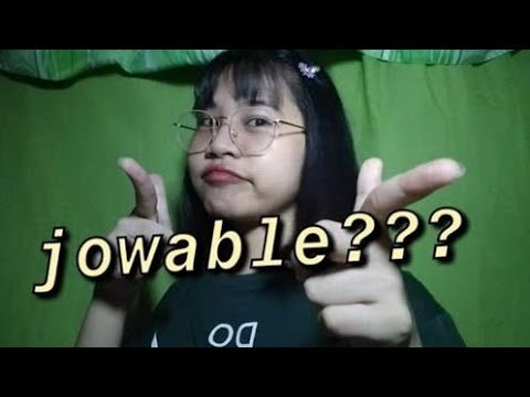 how to be JOWABLE? - YouTube