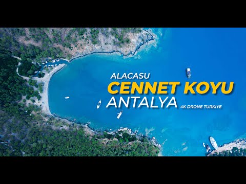 Alacasu Cennet Koyu | Antalya | Beauties of Türkiye | #hellotürkiye | Drone 4K Widescreen