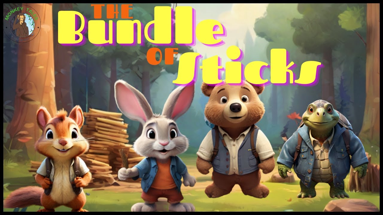 The Bundle of Sticks/ Rabbit story/Learning English through Stories ...