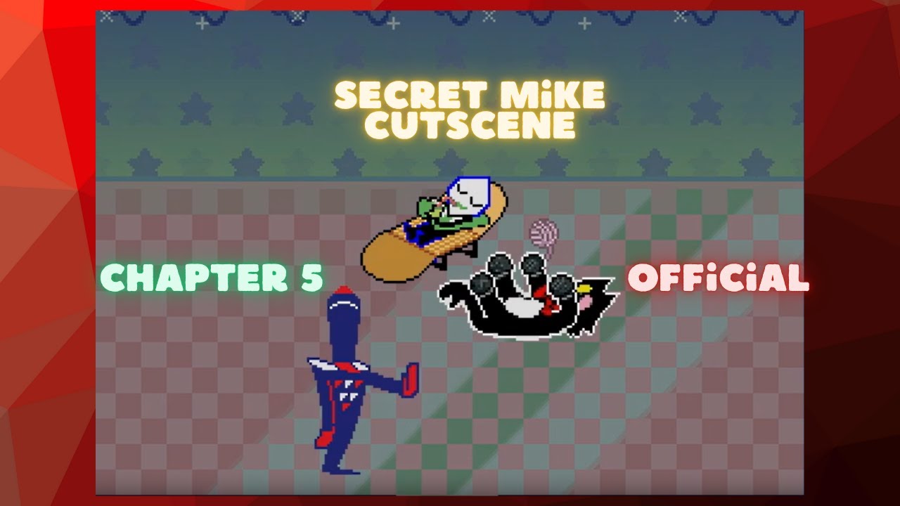 Secret Mike Cutscene In Deltarune Chapter 5 (Official) - YouTube